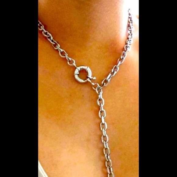 Accessories | 925 Long Lariat Chain Necklace | Poshmark